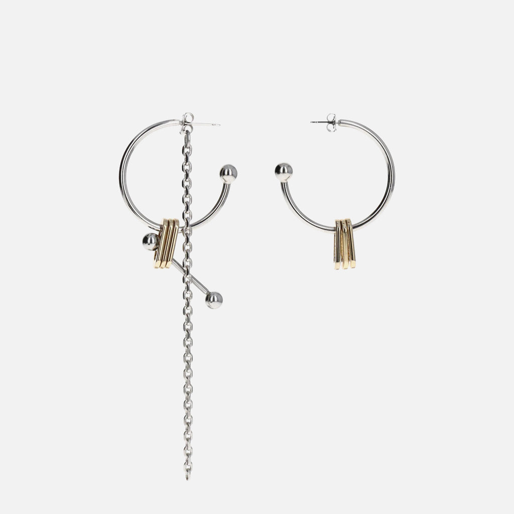Justine Clenquet Carol Earrings - Gold / Palladium – Kith