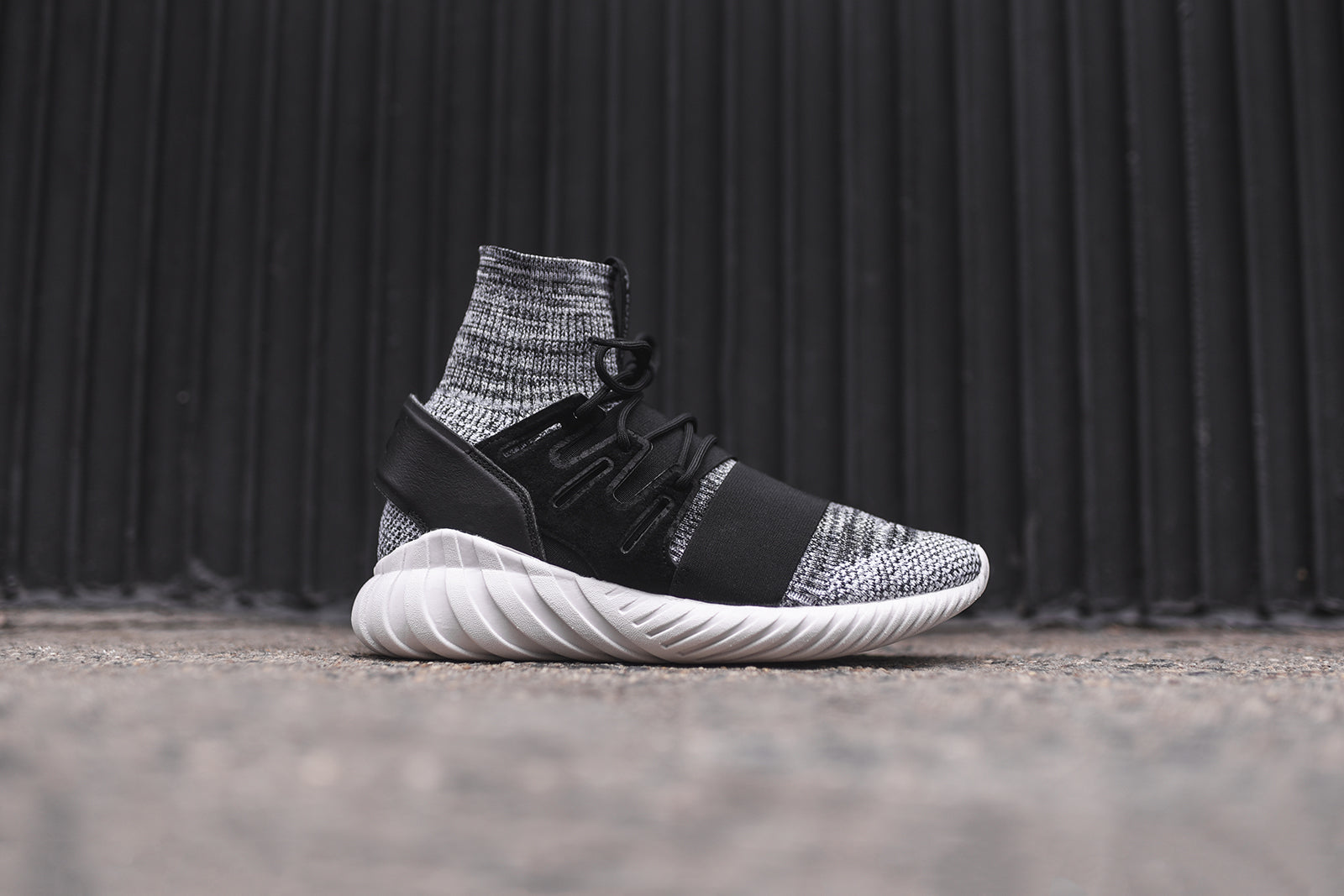 adidas Originals Tubular Doom PK - Grey / Black / White – Kith