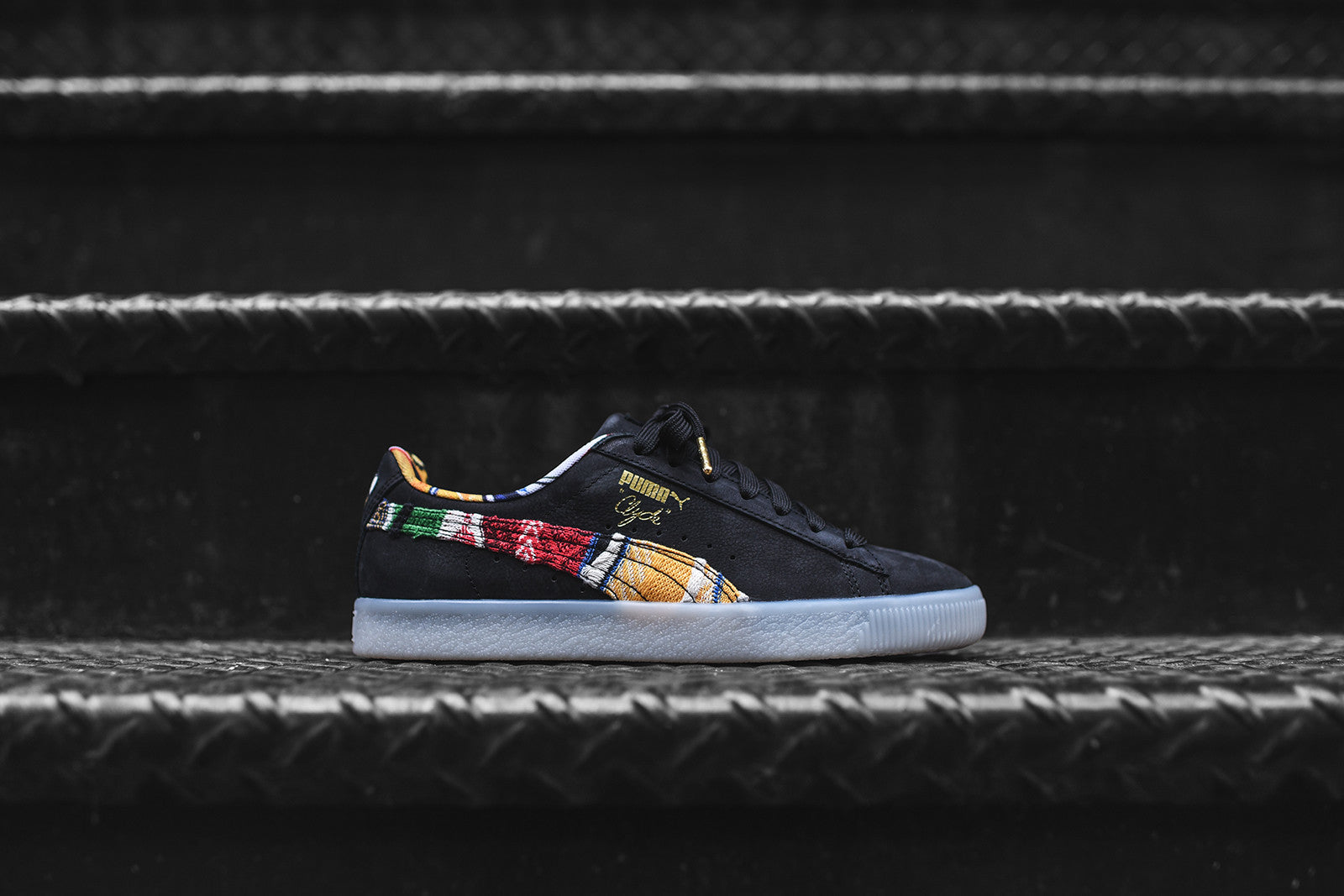 Puma x Coogi Clyde FS - Black / Team Gold – Kith