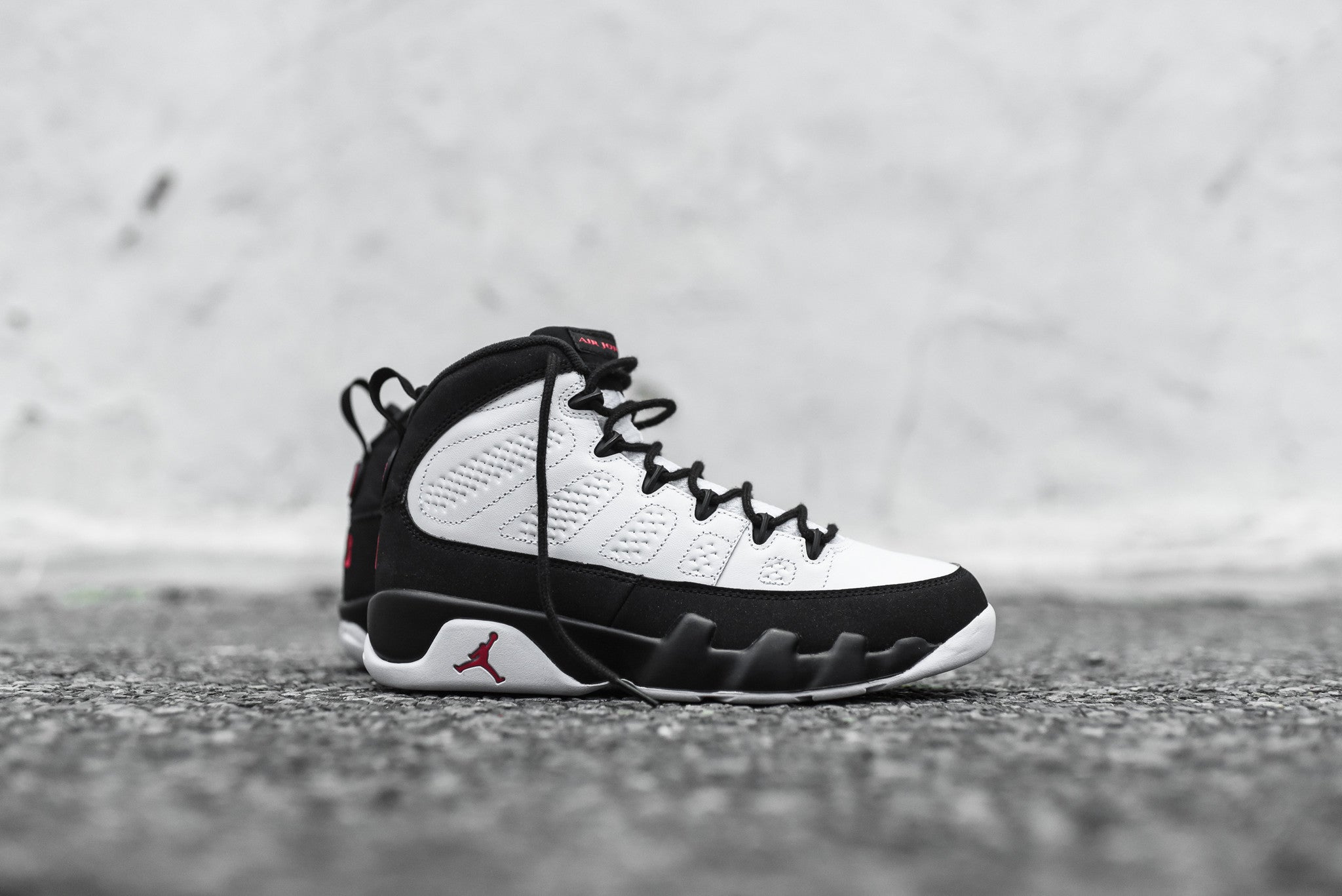 Nike Air Jordan 9 OG - Black / Red / White – Kith