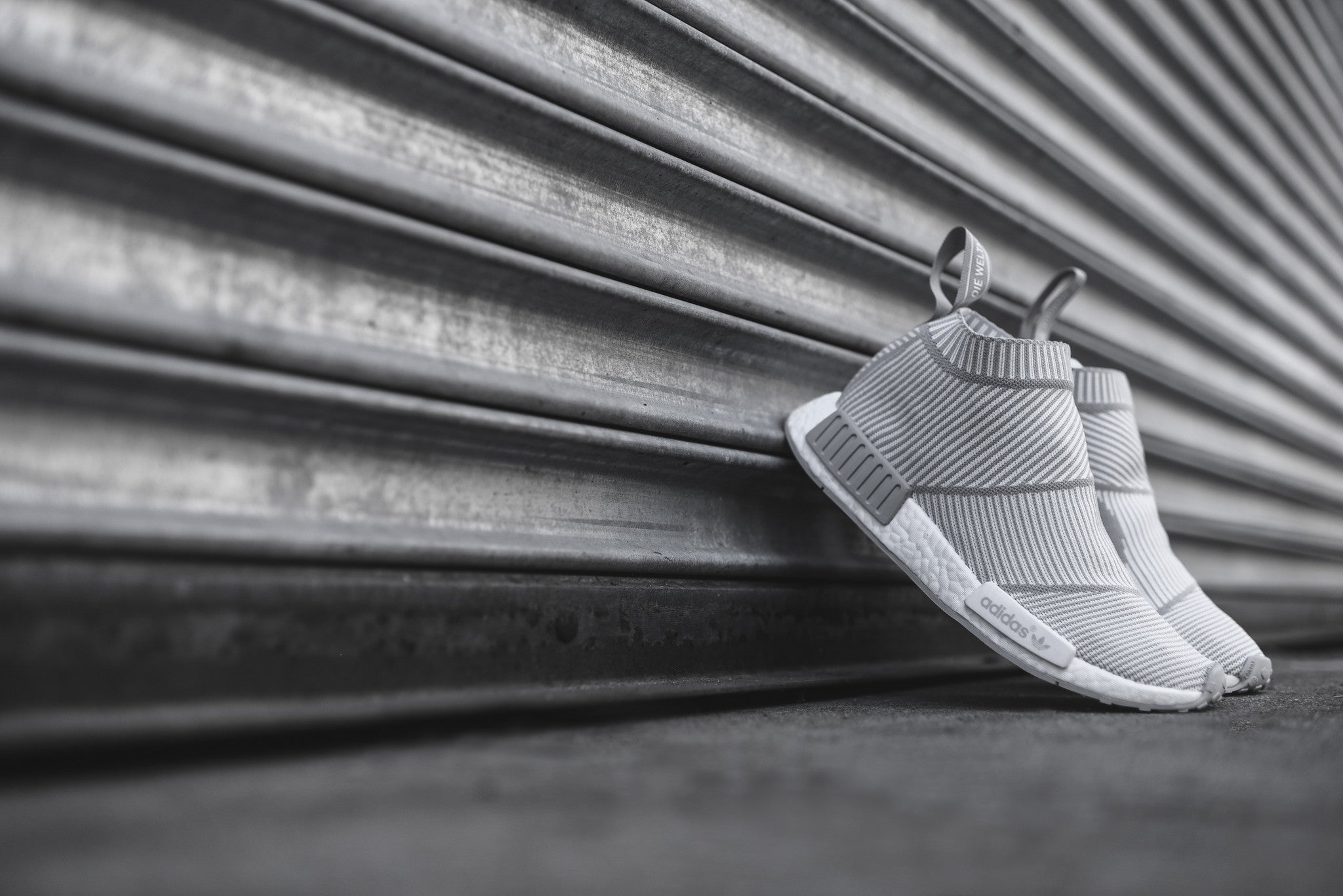 adidas Originals NMD City Sock R1 PK - White / Solid Grey – Kith