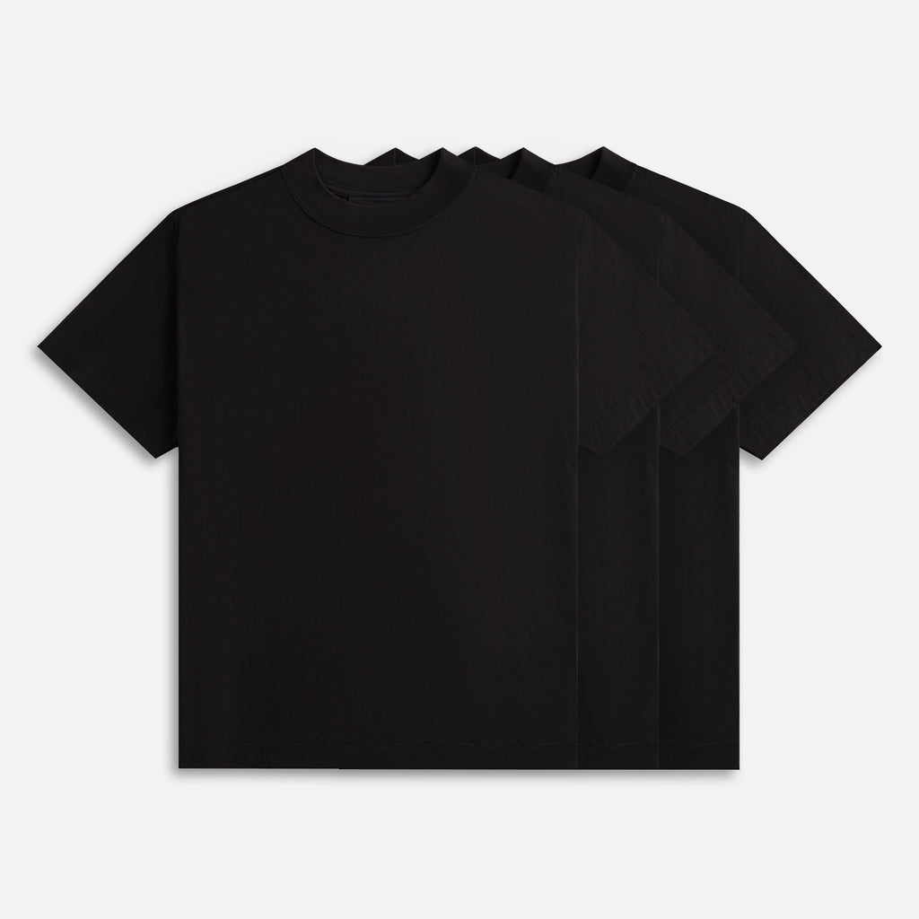 Essentials 3-Pack Tee - Black – Kith
