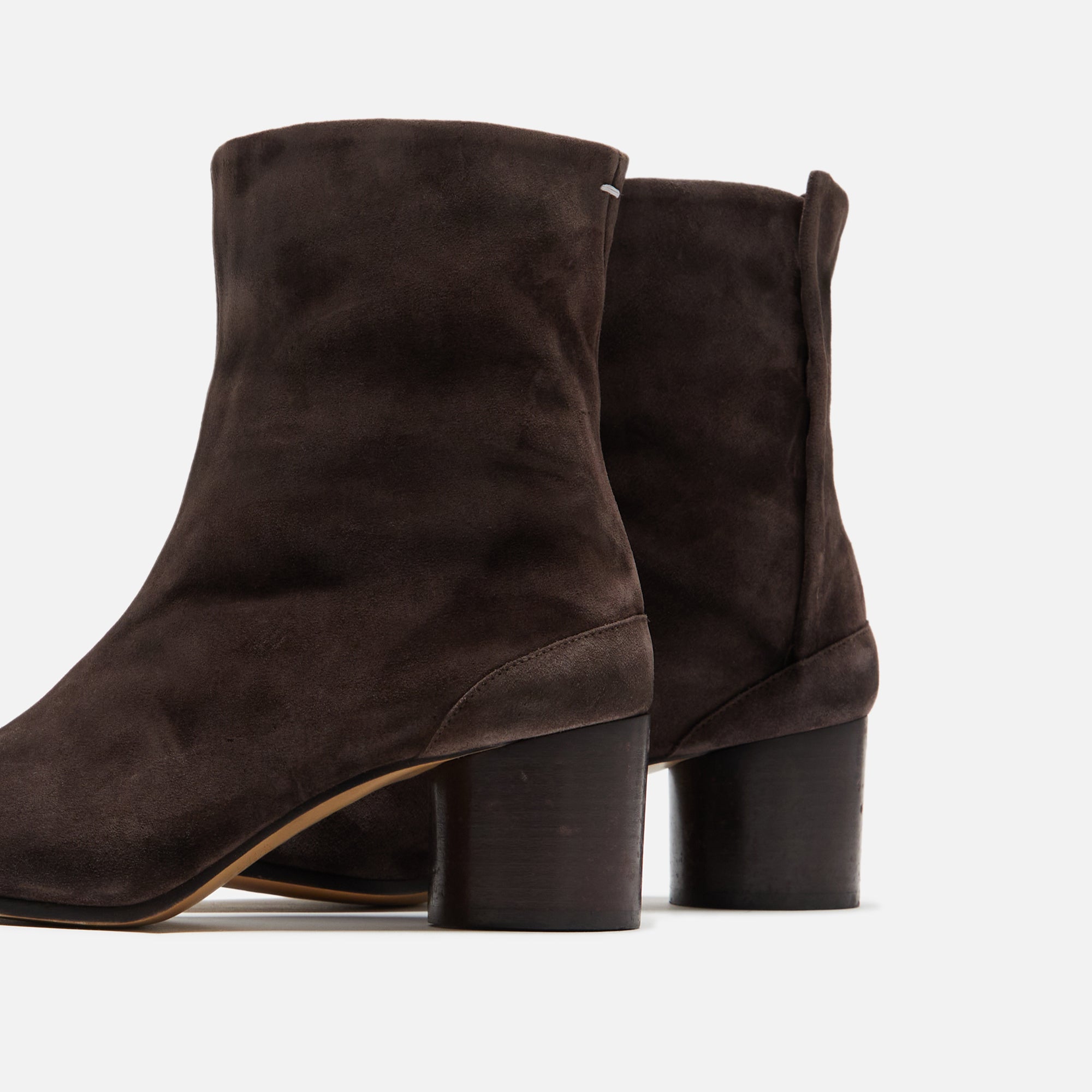 Maison Margiela WMNS Tabi Ankle Boots H60 - Dark Brown Suede Maison Margiela WMNS Tabi Ankle Boots H60 - Dark Brown Suede