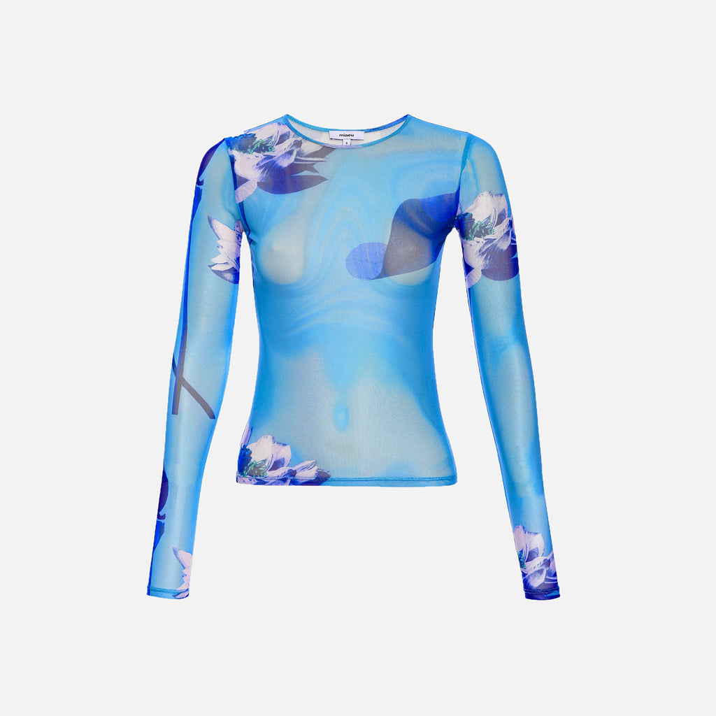 Miaou Tee - Blue Lotus – Kith