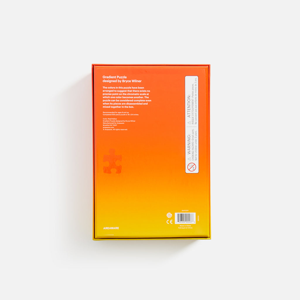 Areaware Gradient Puzzle - Red / Yellow – Kith