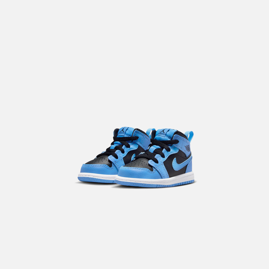 Nike Toddler Air Jordan 1 Mid - University Blue / Black / White – Kith