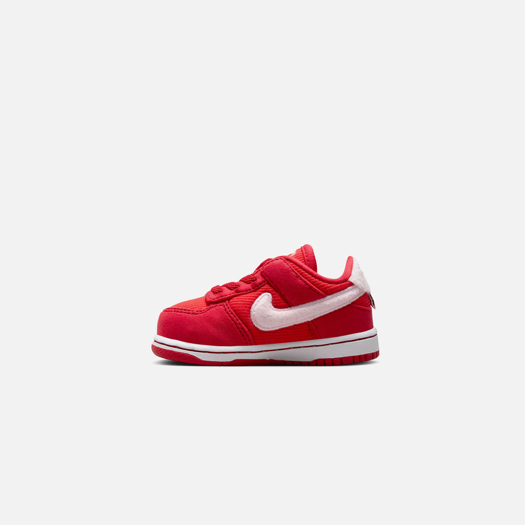 Nike TD Dunk Low - Fire Red / Pink Foam / Light Crimson – Kith