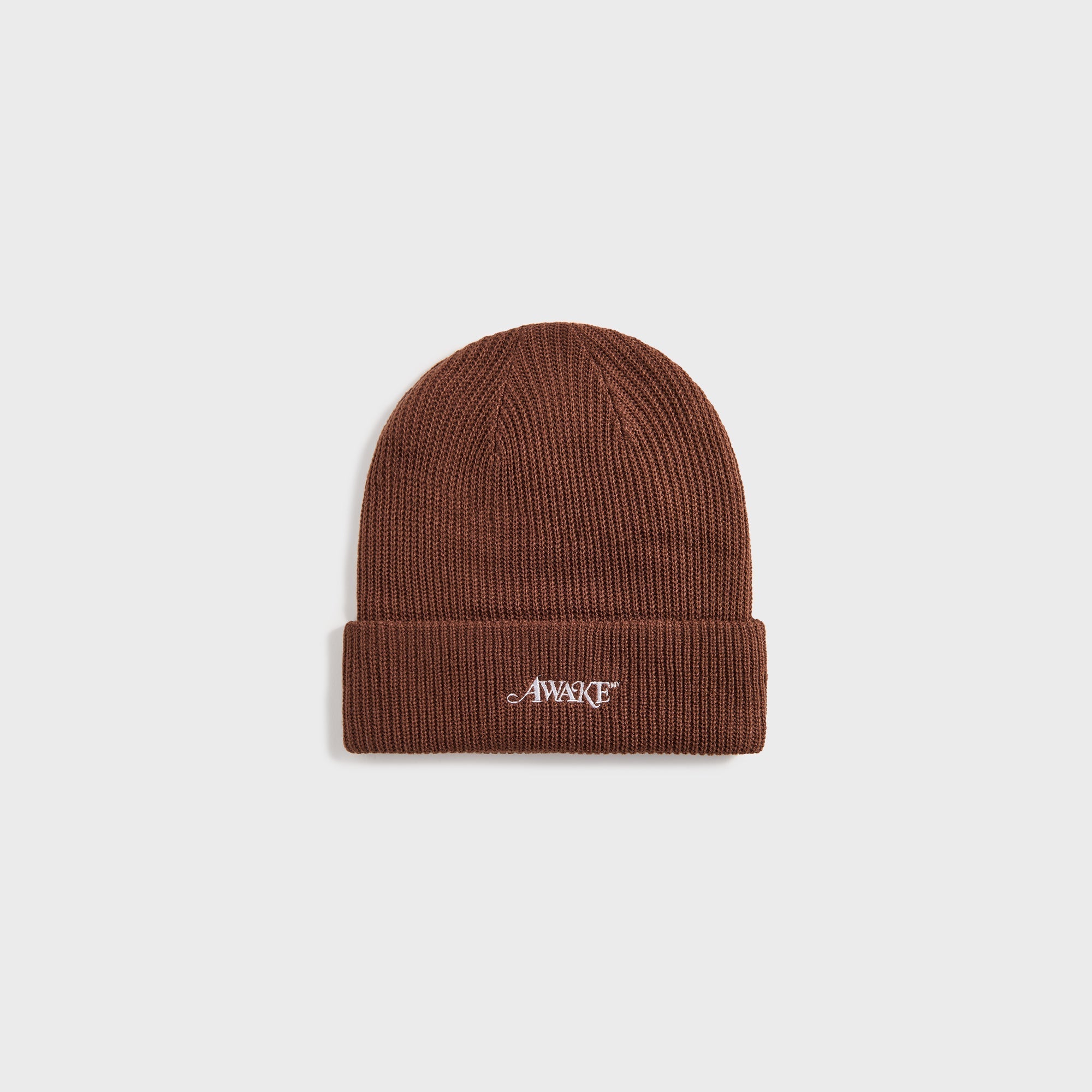Awake NY Loose Gauge Knit Beanie - Brown – Kith