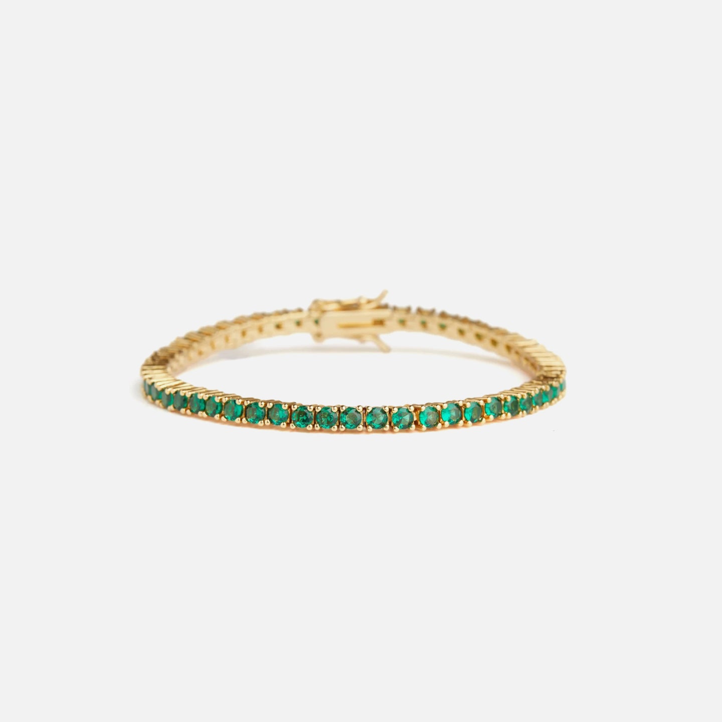 Crystal Haze Serena Bracelet - Emerald Green – Kith