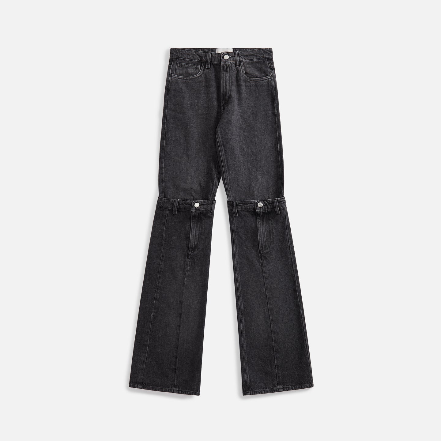 Coperni Open Knee Jeans - Washed Black – Kith