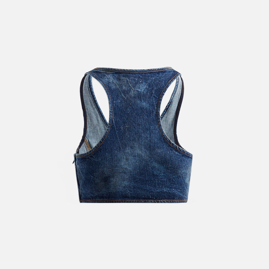 Diesel Crop Top - Blue Crystal – Kith