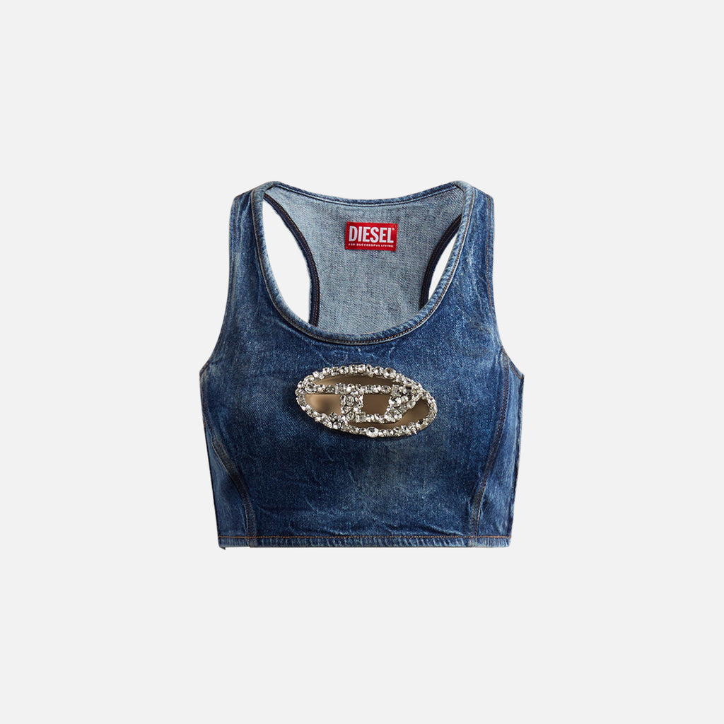 Diesel Crop Top - Blue Crystal – Kith