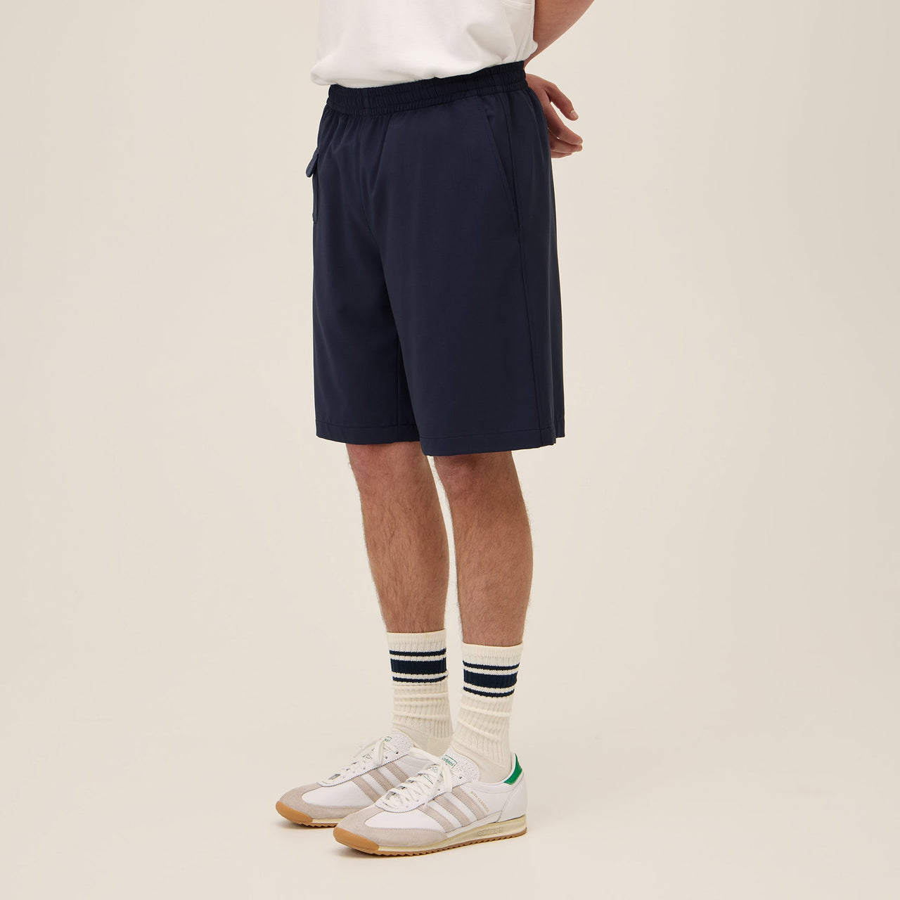 Kith Shadow Stripe Marcel Soccer Top - Light Indigo