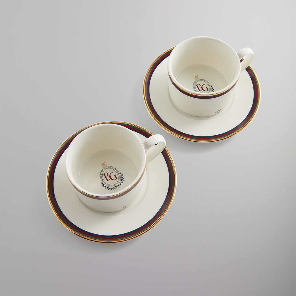 Kith for Bergdorf Goodman Crest Tea Cup Set - Sandrift