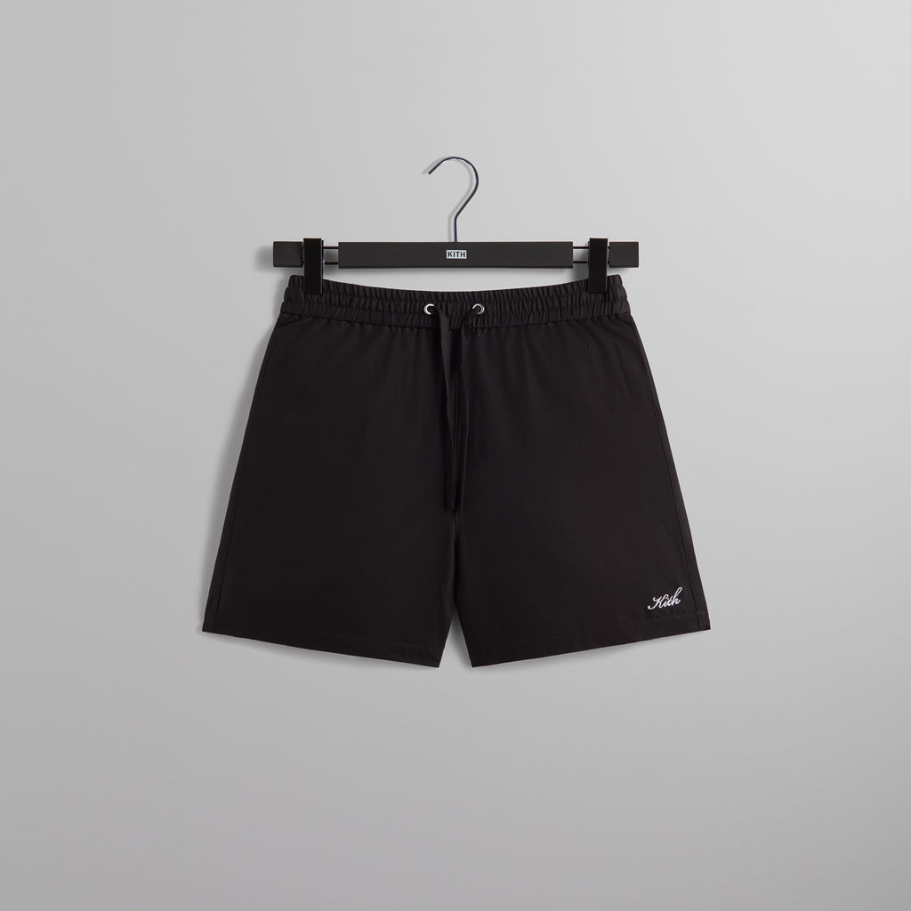 Kith Silk Cotton Active Short - Black