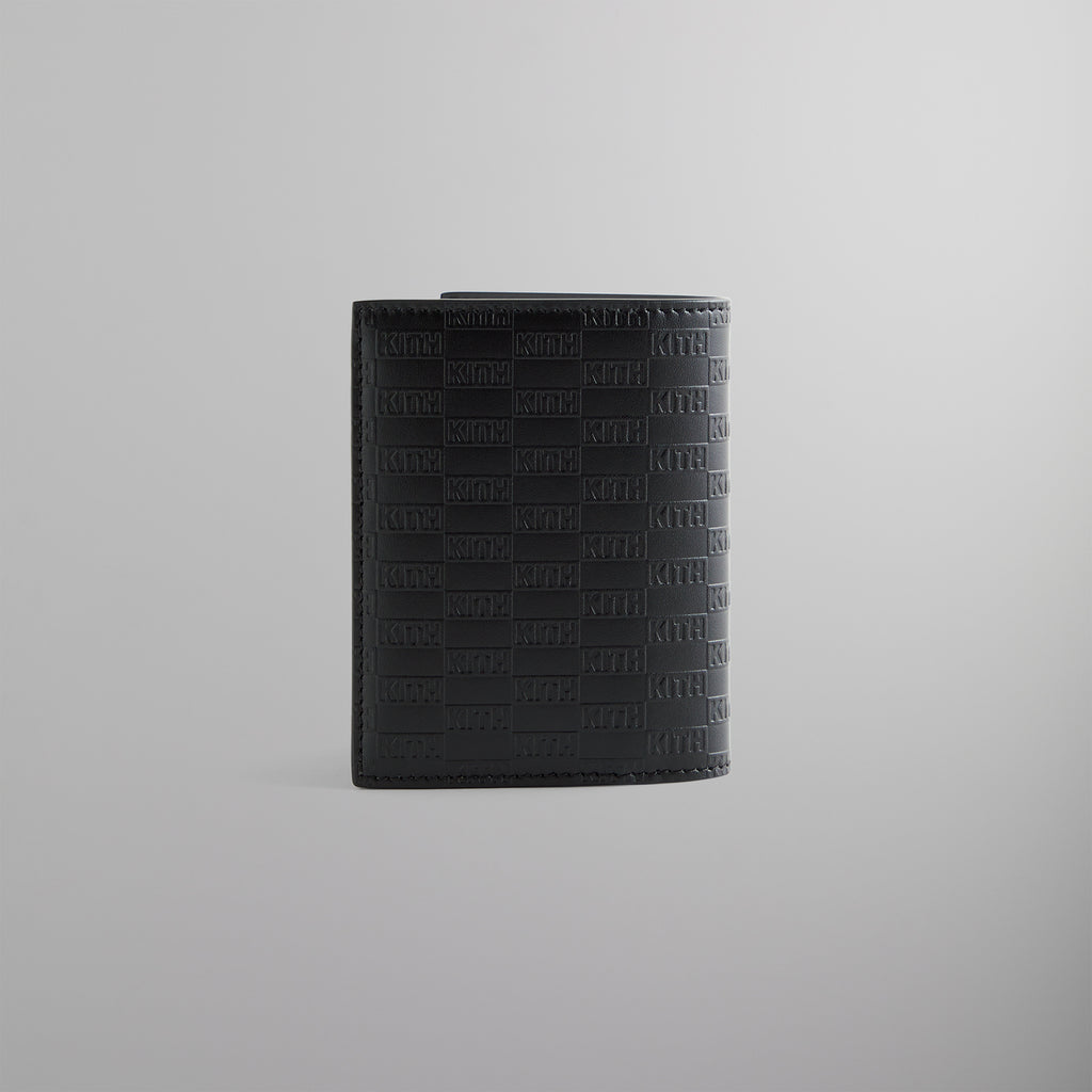 Kith Monogram Bi-Fold Wallet - Black
