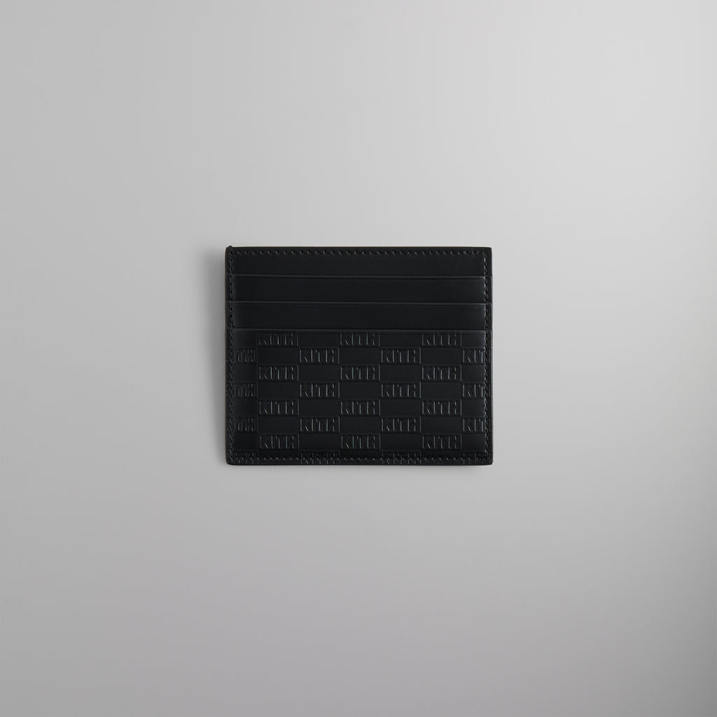 Kith Monogram Card Holder - Black