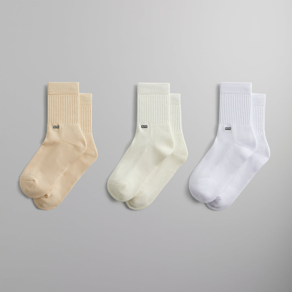 Kith Classic Half Crew 3-Pack Socks - Multi