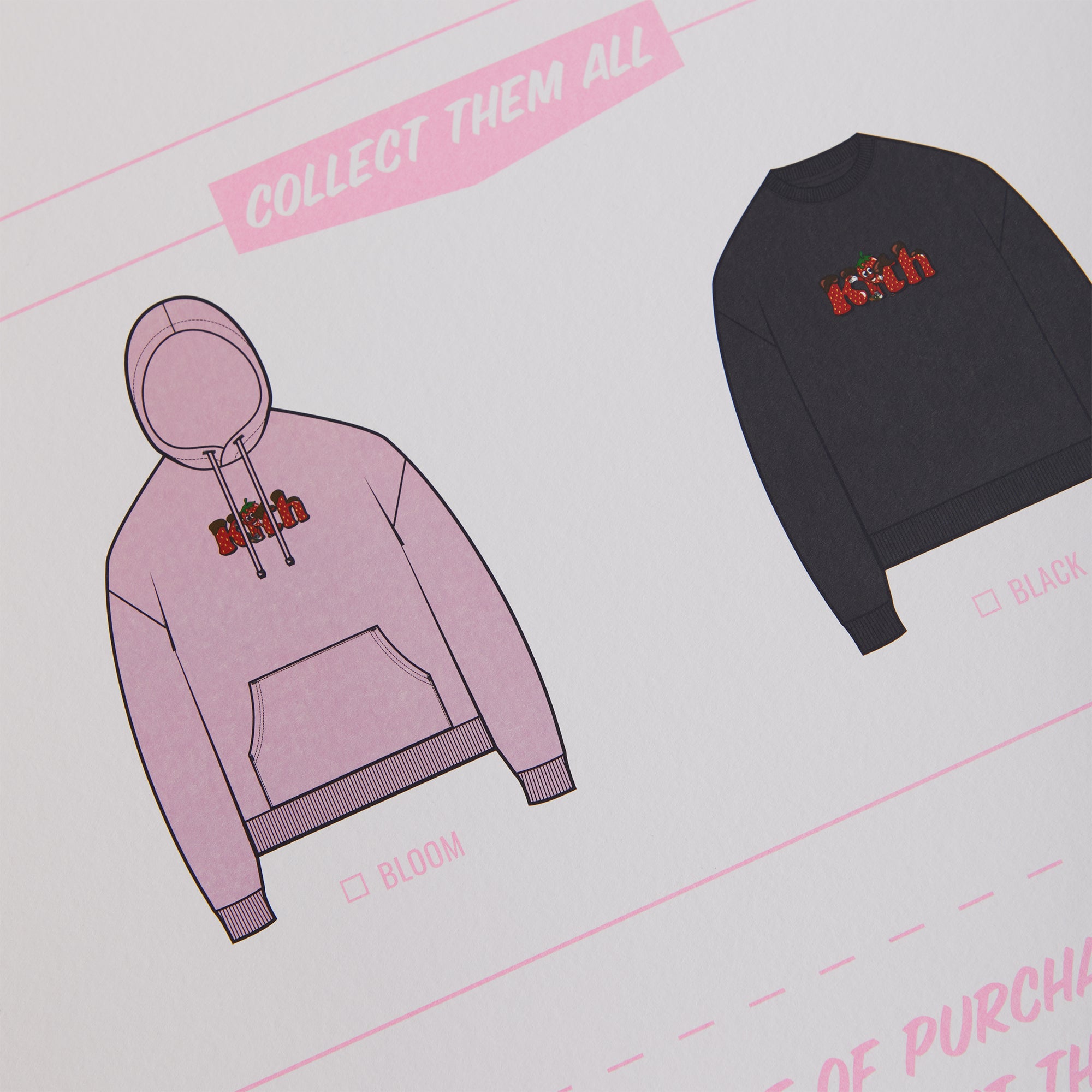 Kith Treats Strawberry Nelson Crewneck - Black Kith Treats Strawberry Nelson Crewneck - Black