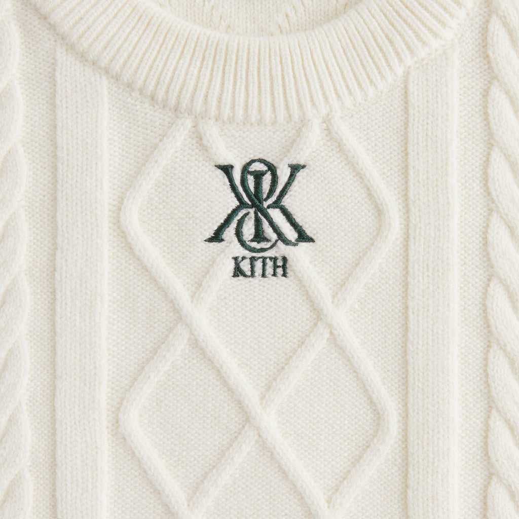 Kith Women Mulberry Cable Knit Crest Long Sleeve - Sandrift PH