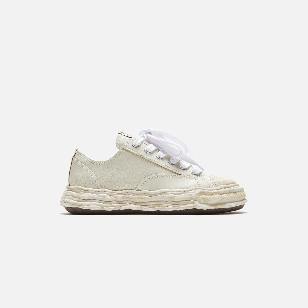 Mihara Yasuhiro Peterson Low 23 Cracking Leather - White – Kith