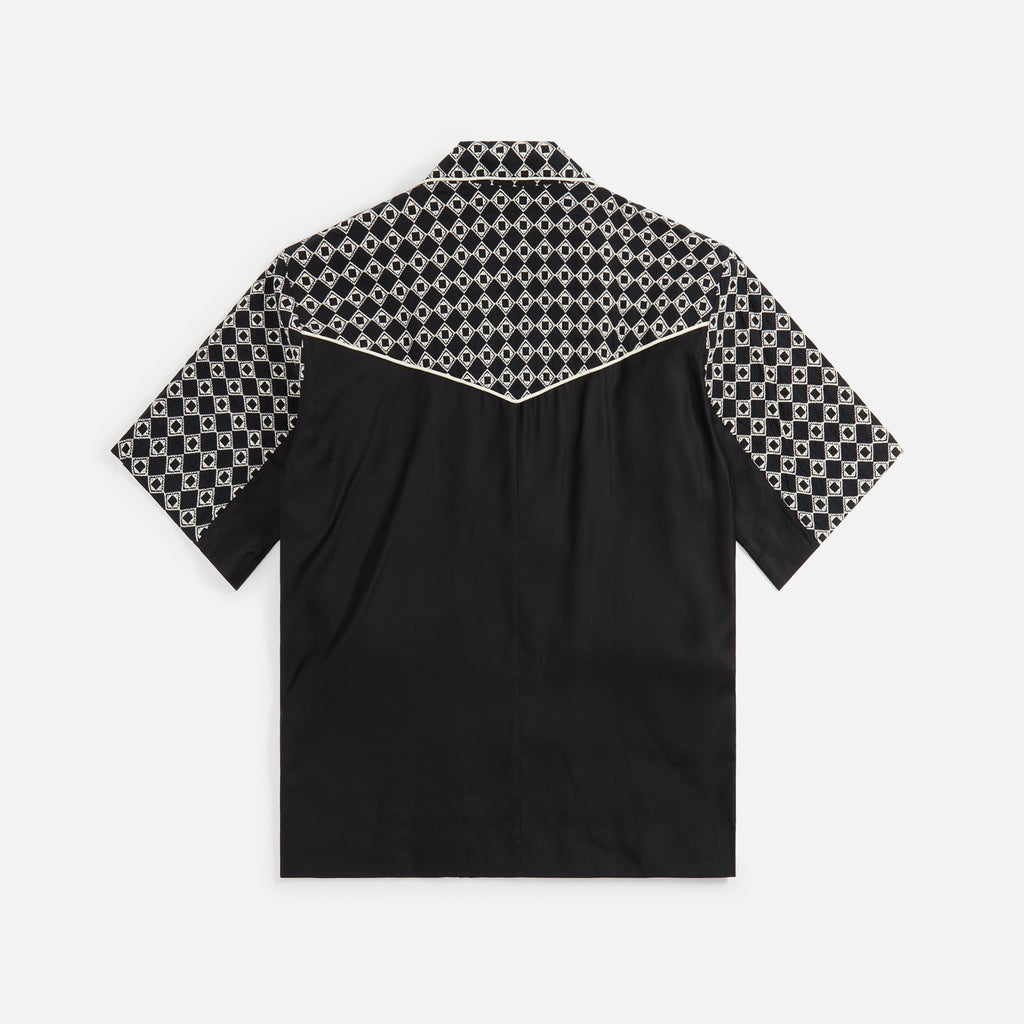 Nicholas Daley Mento Shirt - Black Embroidery – Kith