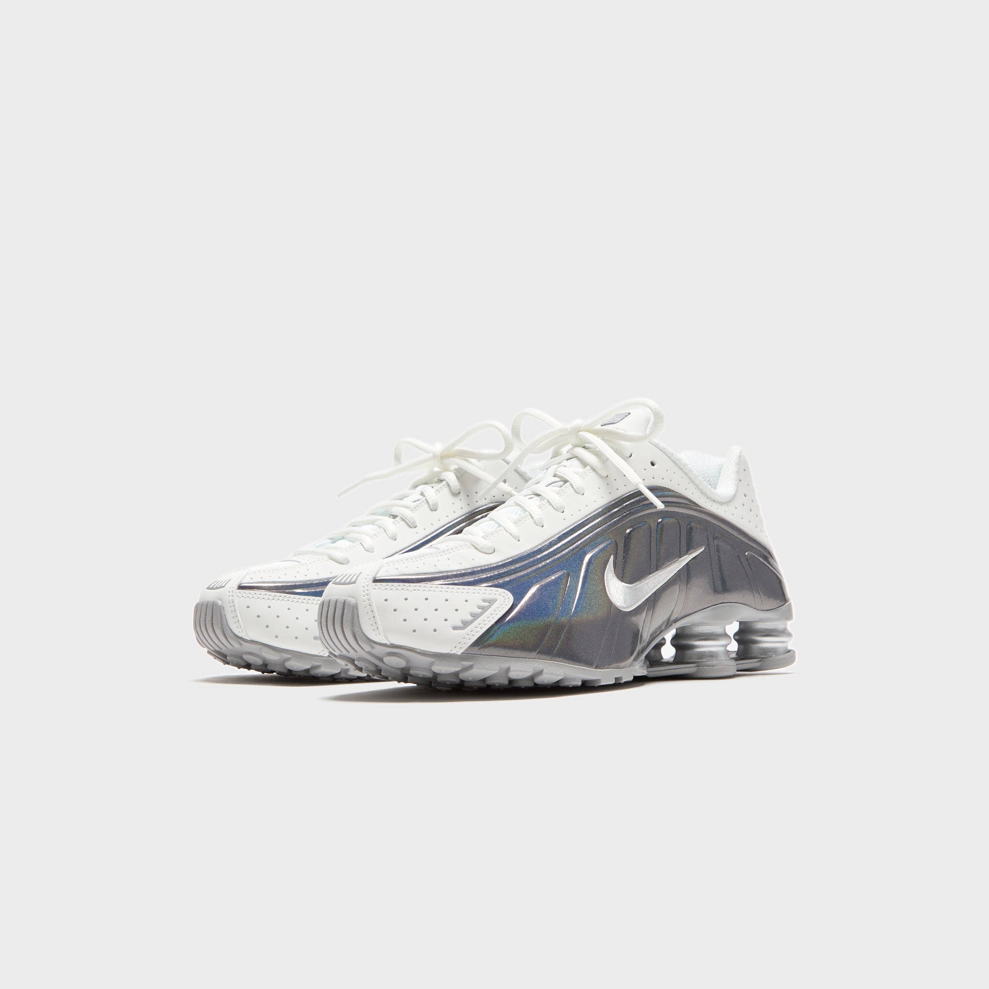 Nike WMNS Shox R4 - Hydrangeas / Metallic Silver / Summit White – Kith