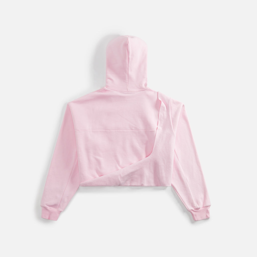 Ottolinger Otto Cropped Drape Hoodie - Light Pink – Kith
