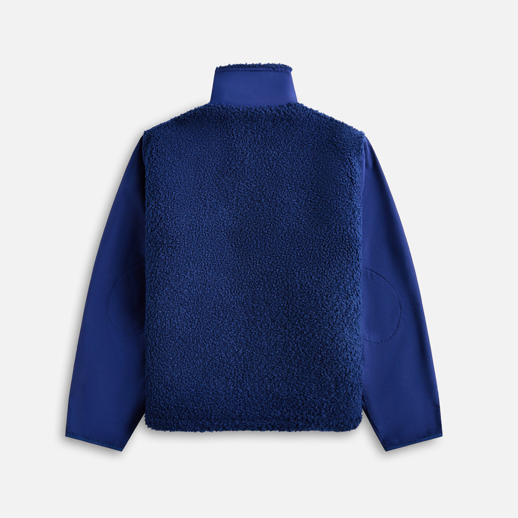 by Parra Balled Fleece Jacket - Dark Royal Blue – Kith