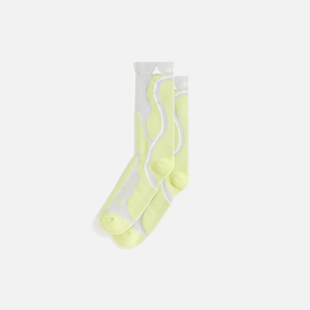 ROA Mid Calf Socks - Yellow – Kith