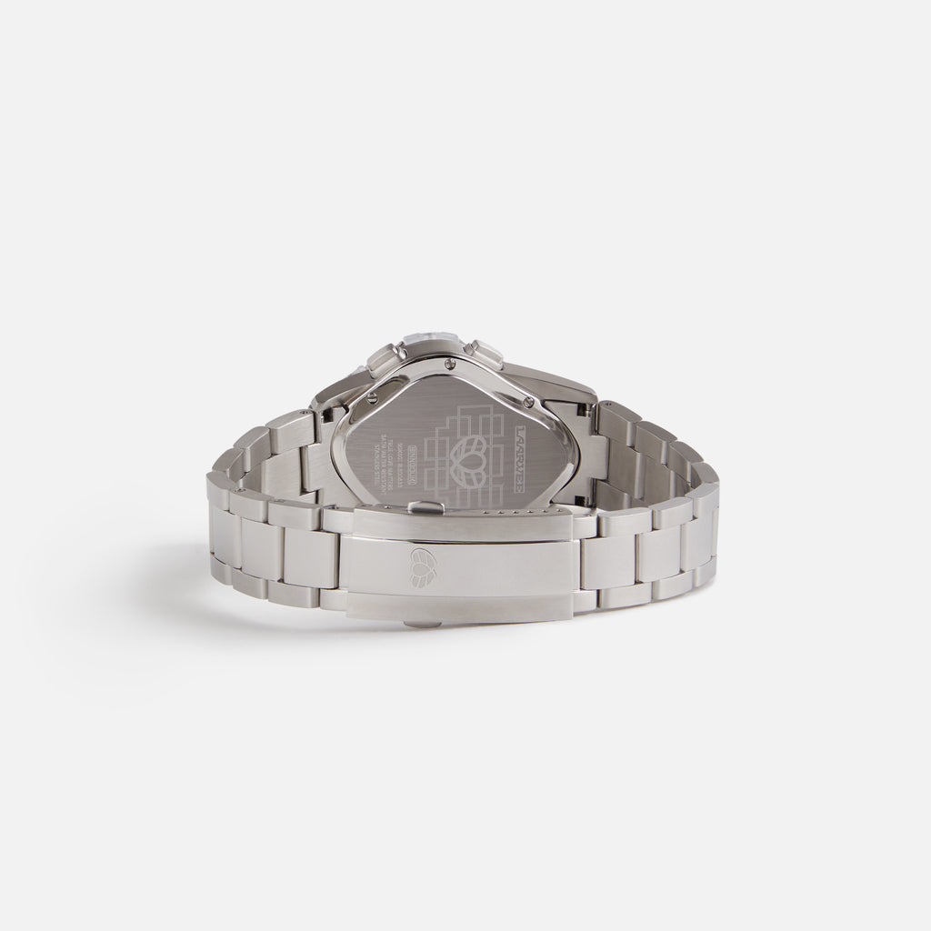 LAARVEE Sinngouki Silver Precision Steel - Translucent Bezel / White D ...