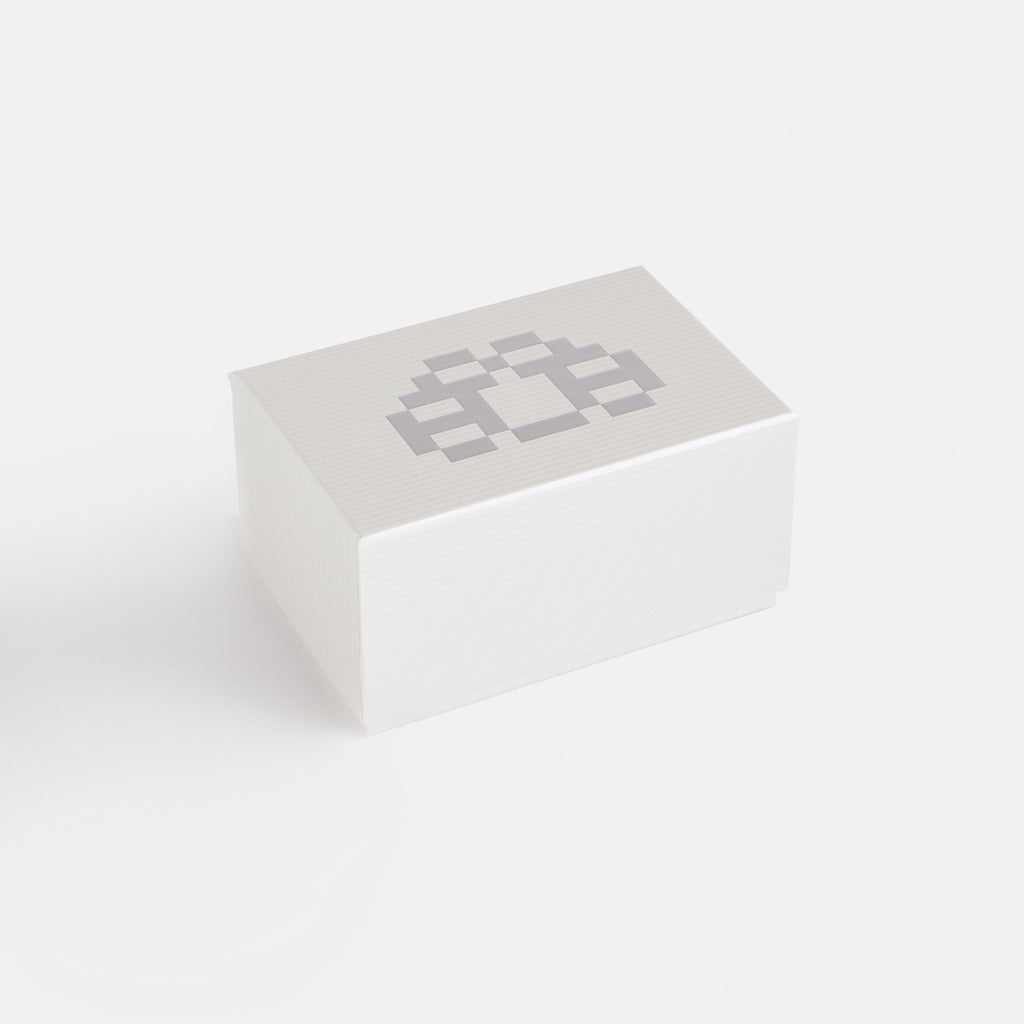 LAARVEE Sinngouki Silver Precision Steel - Translucent Bezel / White D ...
