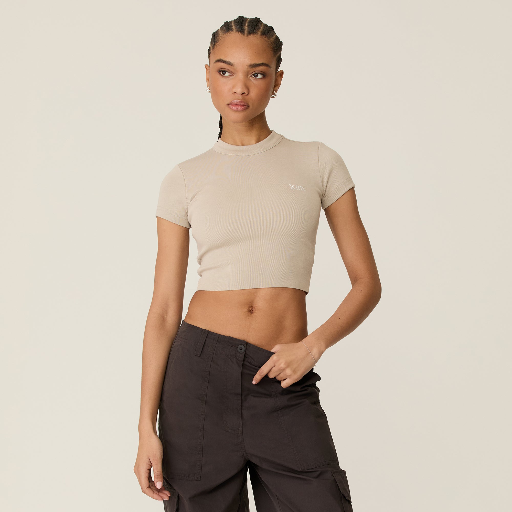 Kith Women Mulberry Tee II - Bare Kith Women Mulberry Tee II - Bare