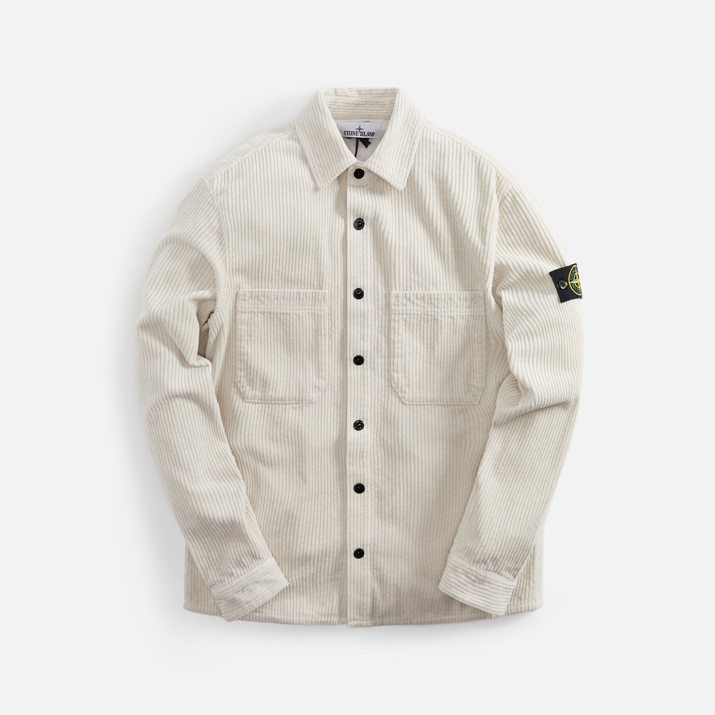 Stone Island Cotton Corduroy Overshirt - Plaster – Kith