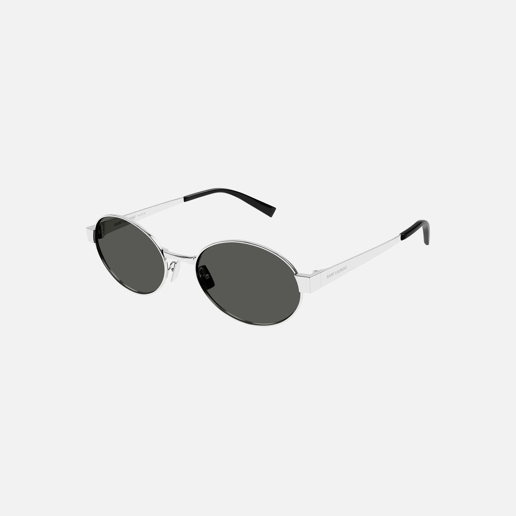 Saint Laurent SL 692 Metal Frame - Silver – Kith