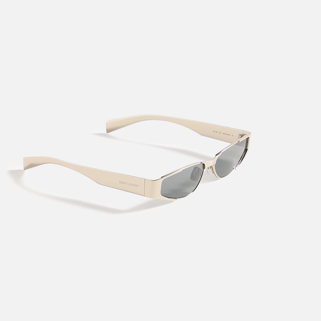 Saint Laurent SL739-001 - Silver – Kith