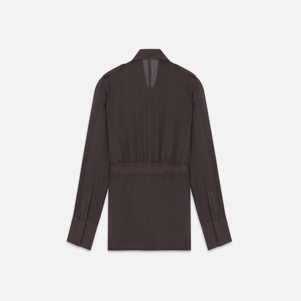 Saint Laurent Robe Dress - Chocolate – Kith