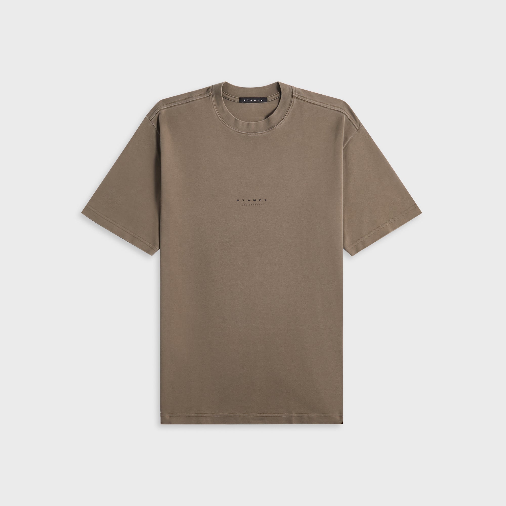 Stampd LA Stack Logo Relaxed Tee - Sepia – Kith