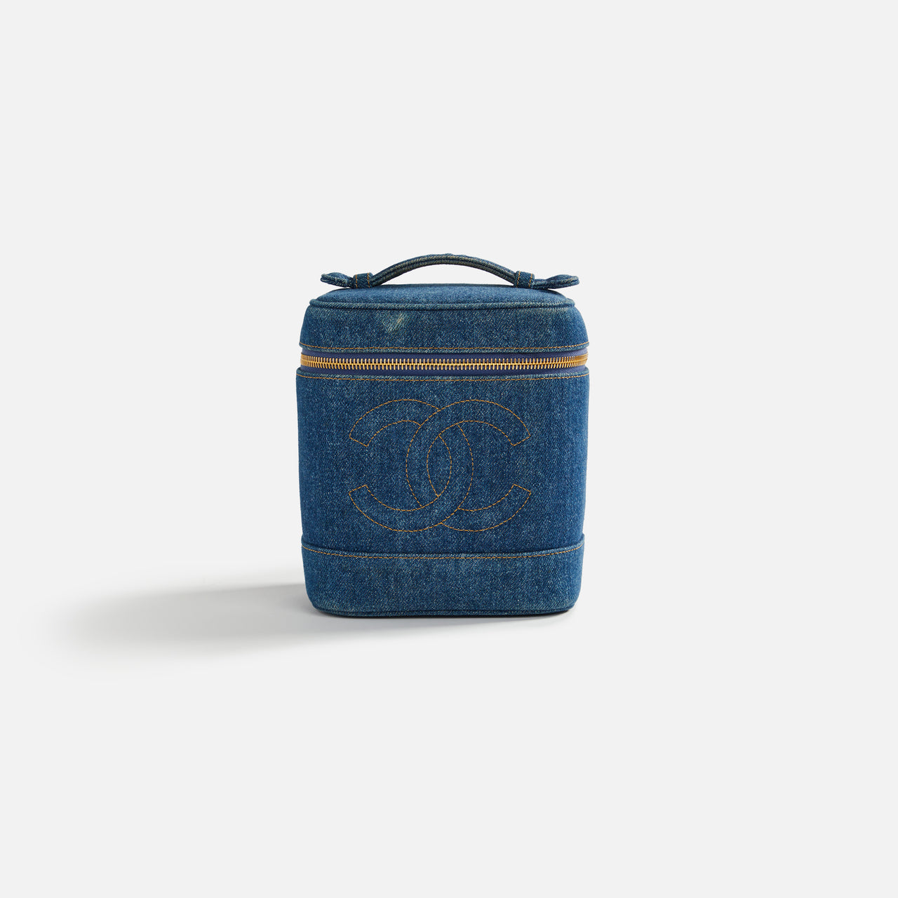 WGACA Chanel Denim Vanity - Blue – Kith