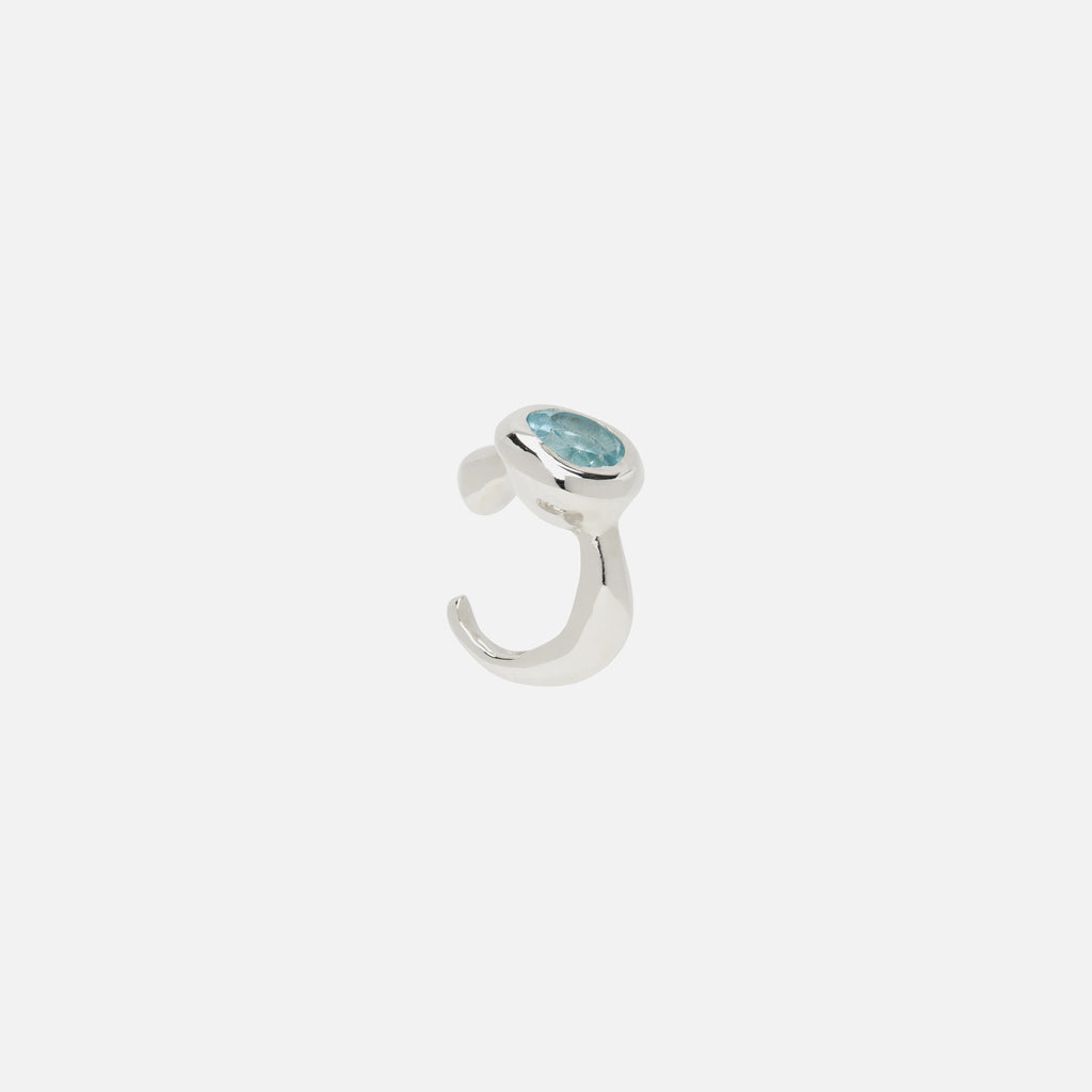 Faris OH Ear Cuff - Sterling Silver / Topaz – Kith