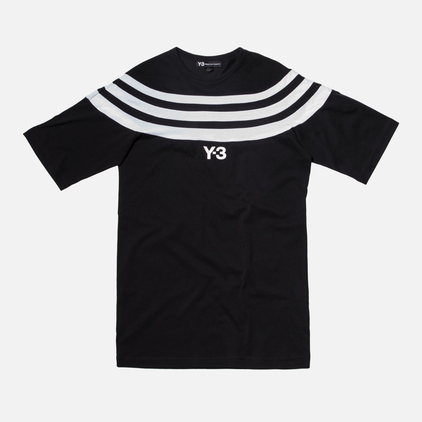 Y-3 3-Stripes Tee - Black – Kith