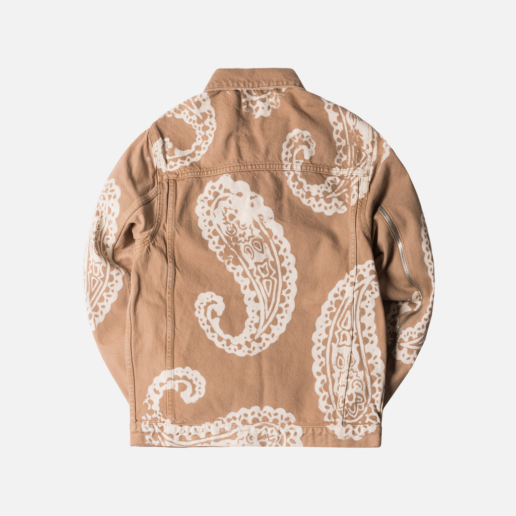 424 Paisley Denim Trucker Jacket - Camel – Kith
