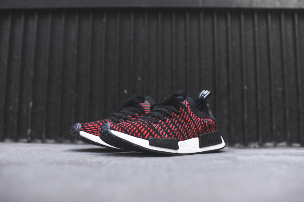 adidas Originals NMD_R1 STLT - Black / Red / White – Kith