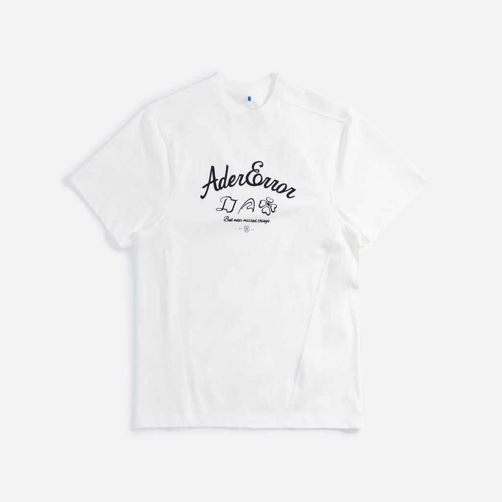 Ader Error Semi-Oversized Logo Tee - White – Kith