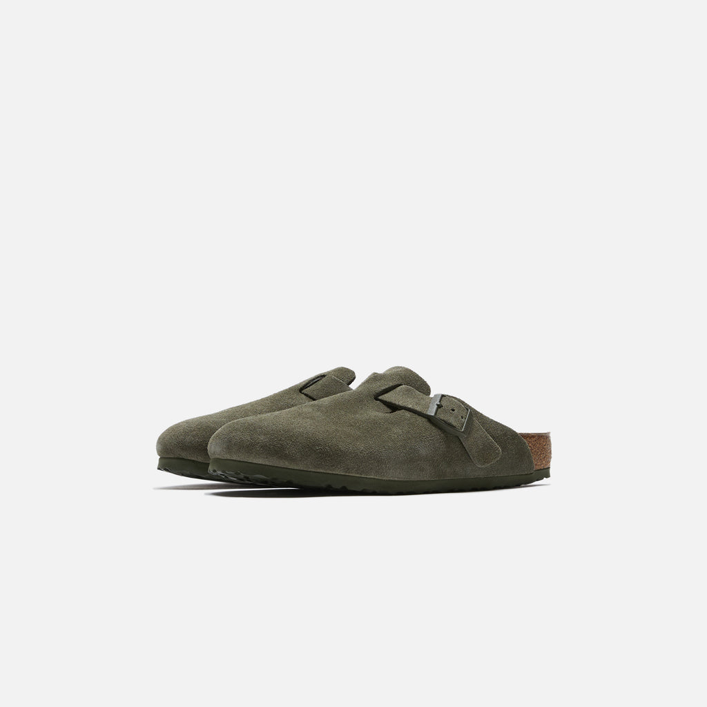 Birkenstock Boston Suede - Thyme – Kith