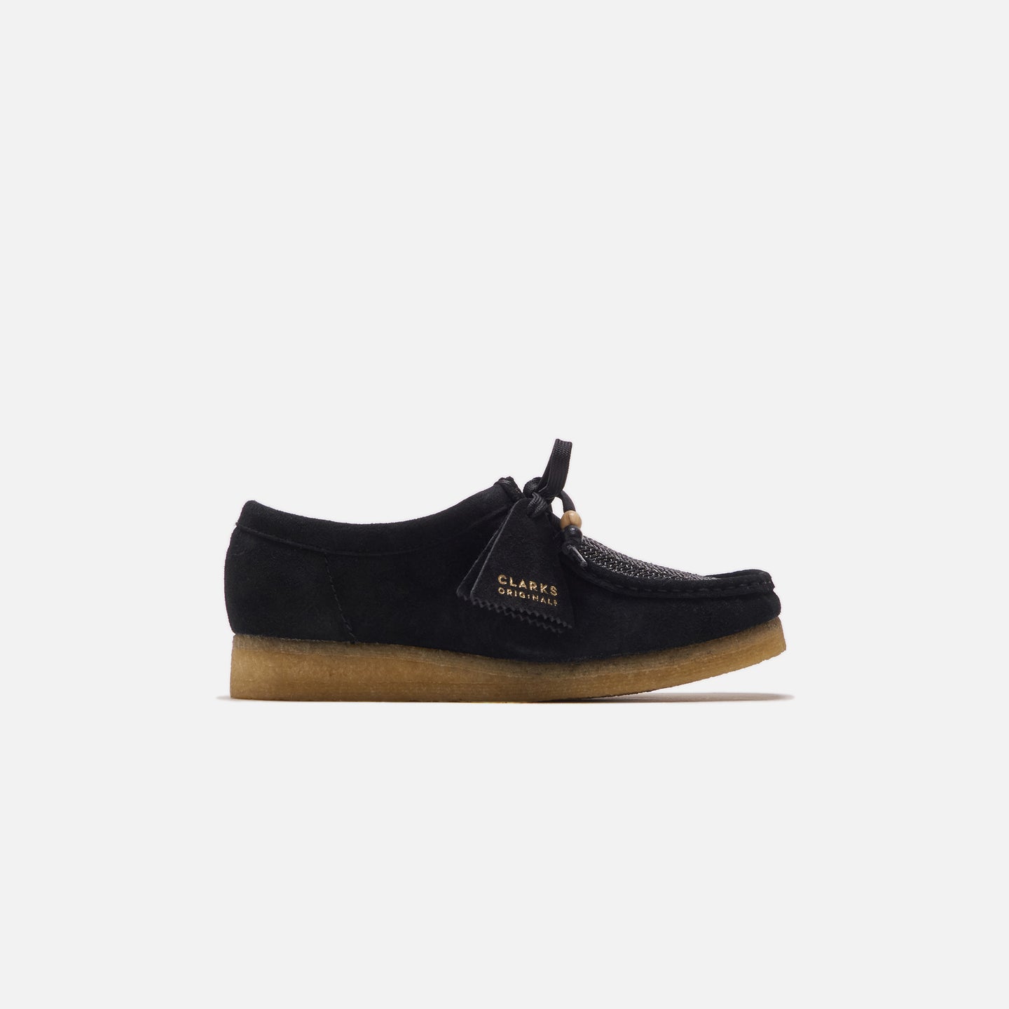 Clarks WMNS Wallabee Raffia - Black – Kith