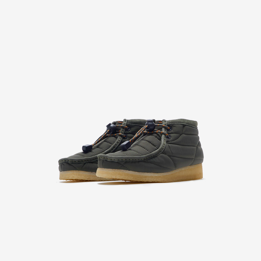 Clarks Wmns Wallabee Boot Puff - Khaki – Kith