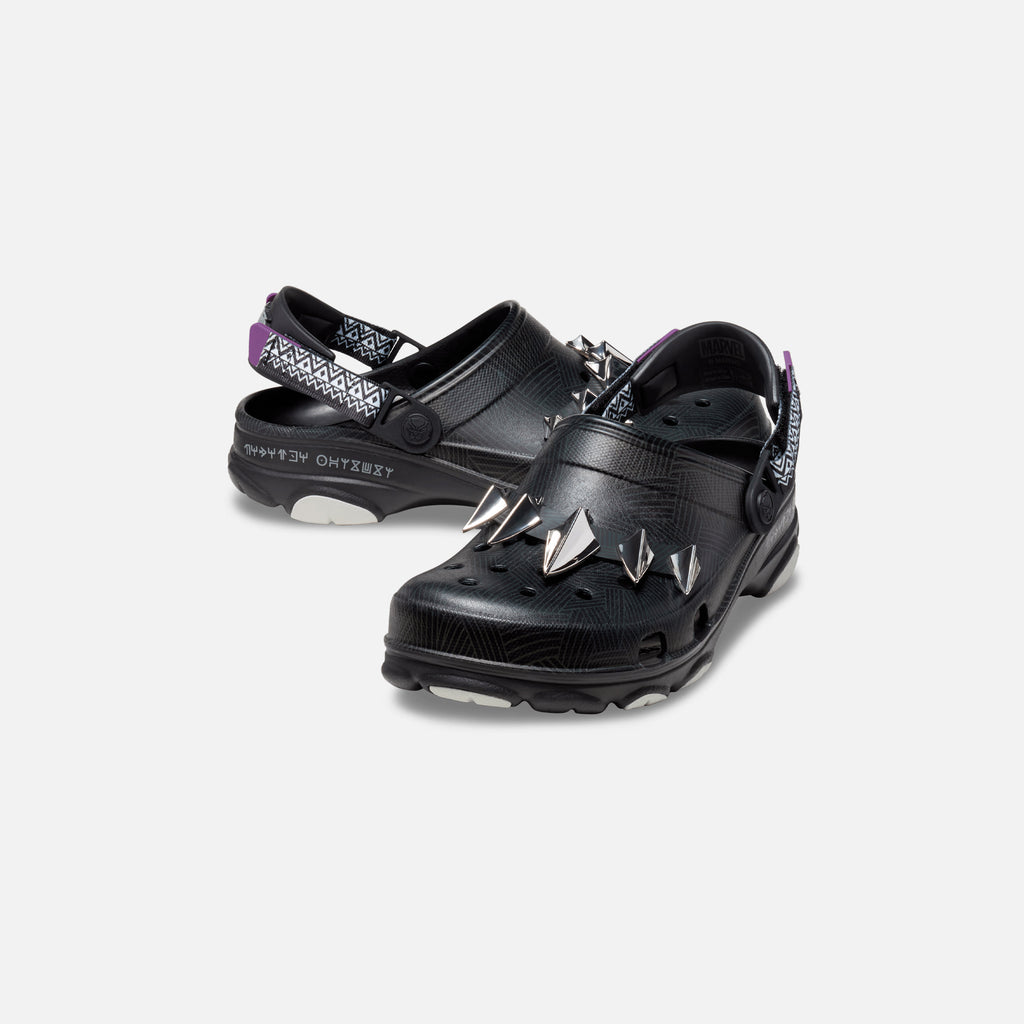 Crocs x Black Panther Classic All-Terrain Clog - Black – Kith