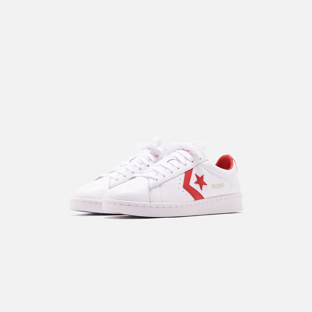 Converse Pro Leather OG Low - White / University Red – Kith