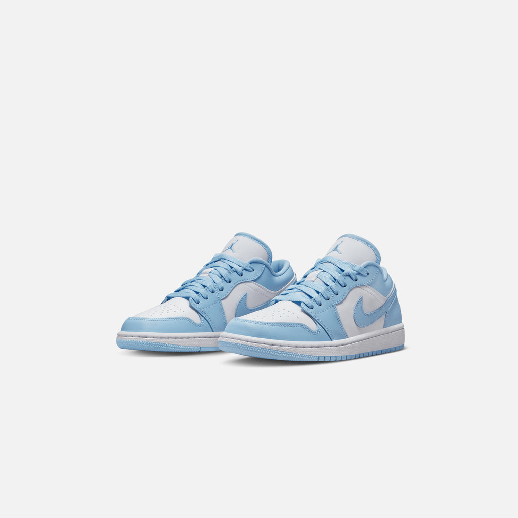 Nike Air Jordan 1 Low - White / Ice Blue – Kith